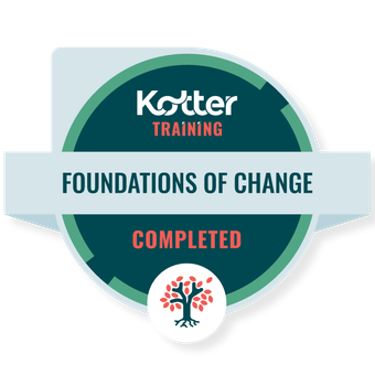 Foundations of Change Course Completion - Credly