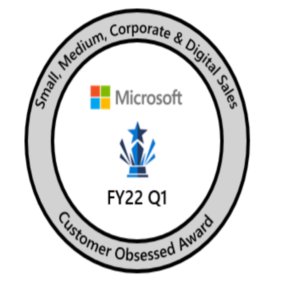 FY22 Q1 Customer Obsessed Award - Credly