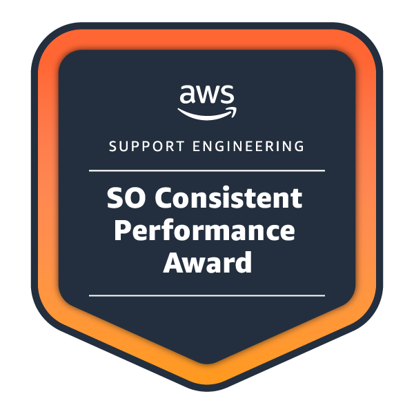 SO Consistent Performance Award - Credly