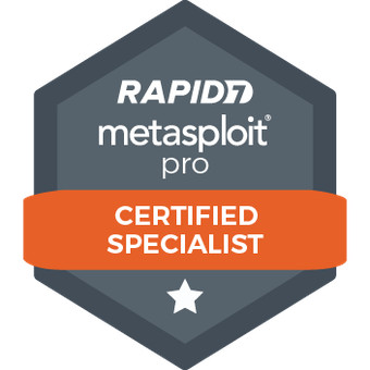 Metasploit Pro Certified Specialist - Credly