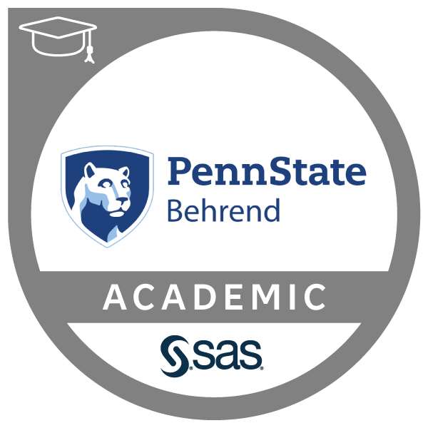 SAS - Penn State Erie Academic Specialization in Project and Supply Chain Management - Credly