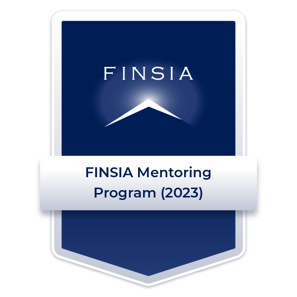 FINSIA Mentoring Program (2023) - Credly