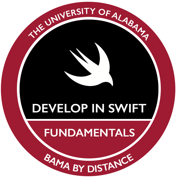 Develop in Swift: Fundamentals - Credly