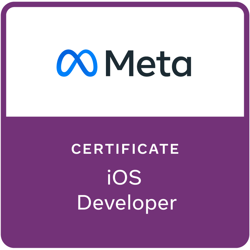 Meta iOS Developer Certificate - Credly