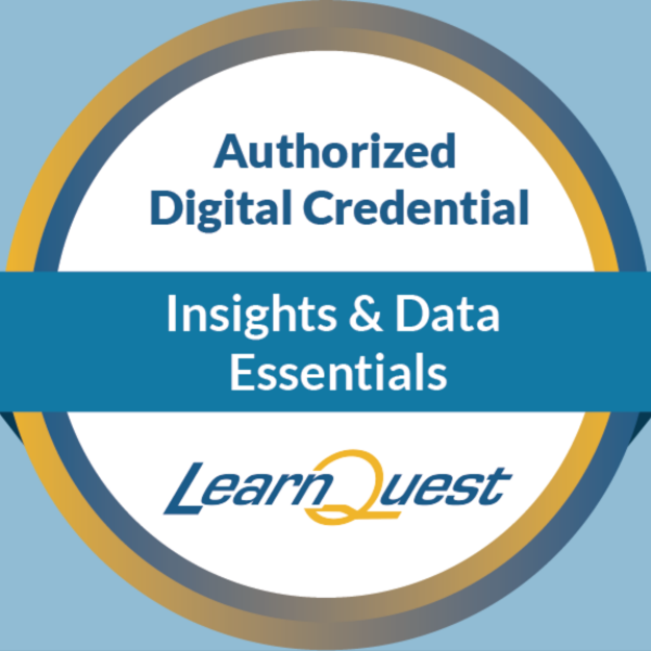 CapGemini Insights and Data Essentials - Credly