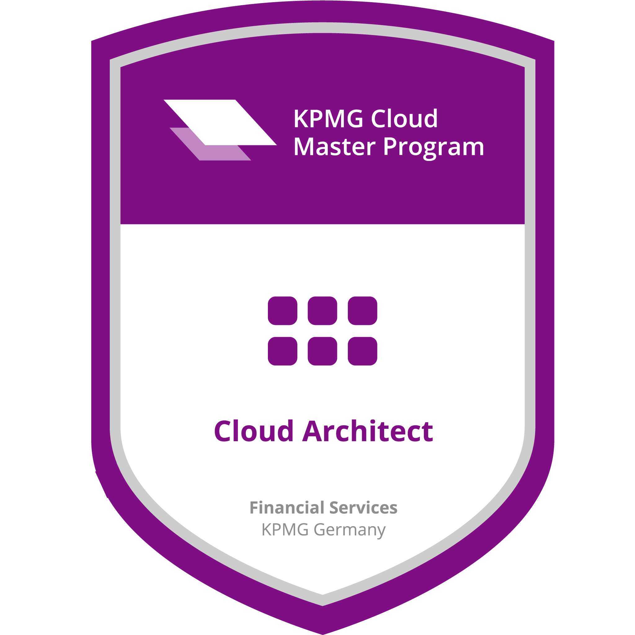KPMG Cloud Master Program - Cloud Architect - Credly