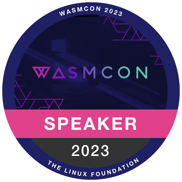 Speaker: WasmCon 2023 - Credly