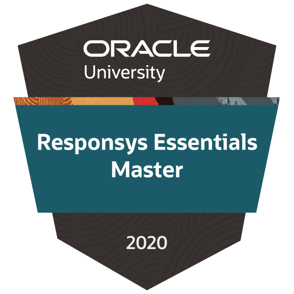 Responsys Essentials Master 2020 - Credly