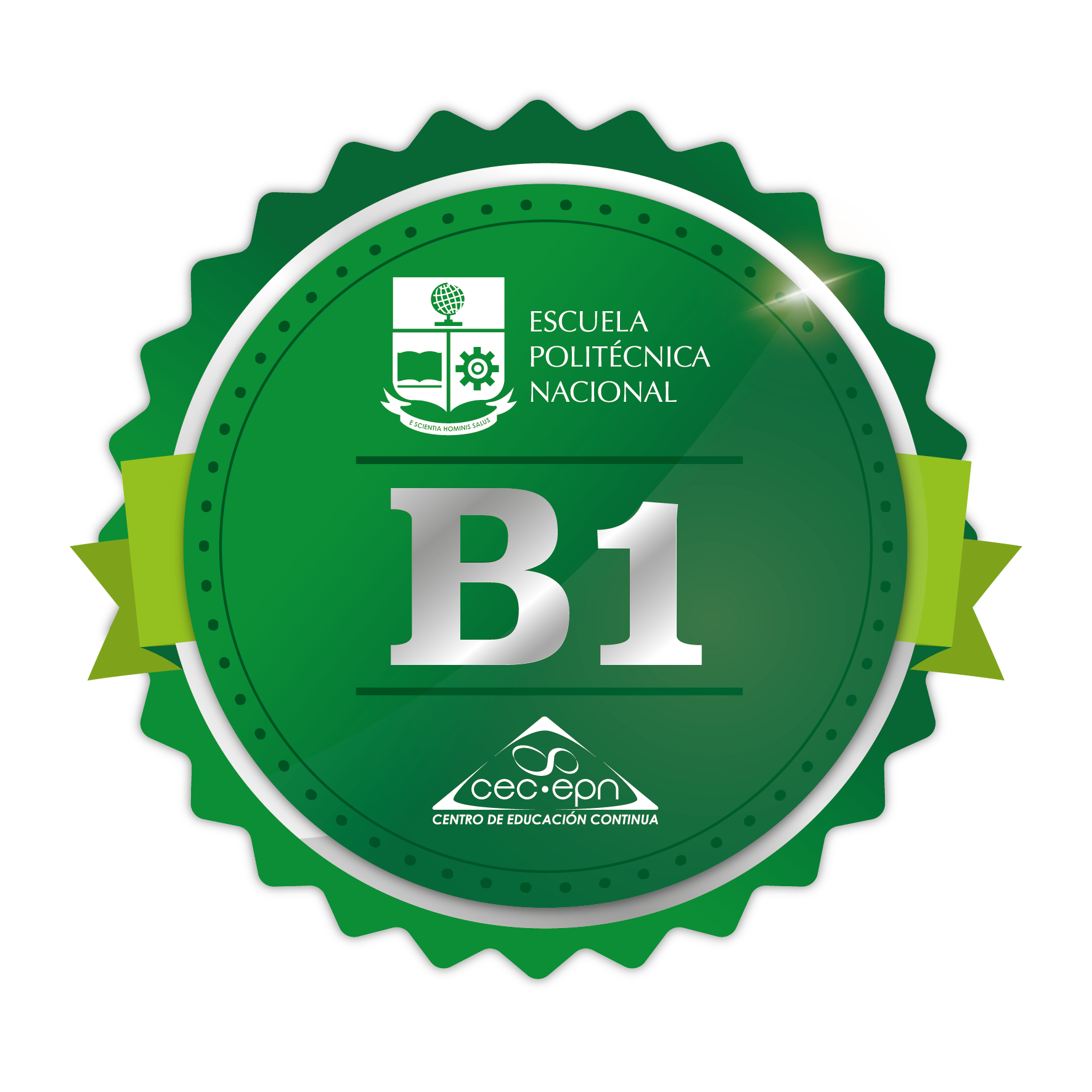 Certificate of Sufficiency in English B1 - Credly