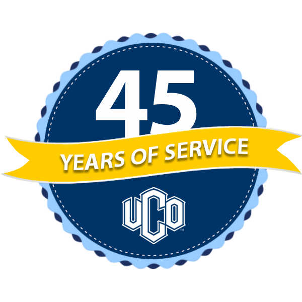 45 Years of Service - Credly