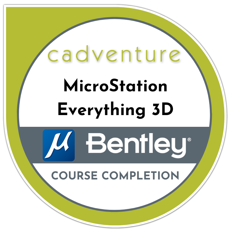 MicroStation Everything 3D - Credly