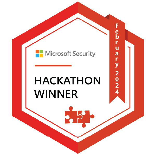 Hackathon Winner 2024 - Credly