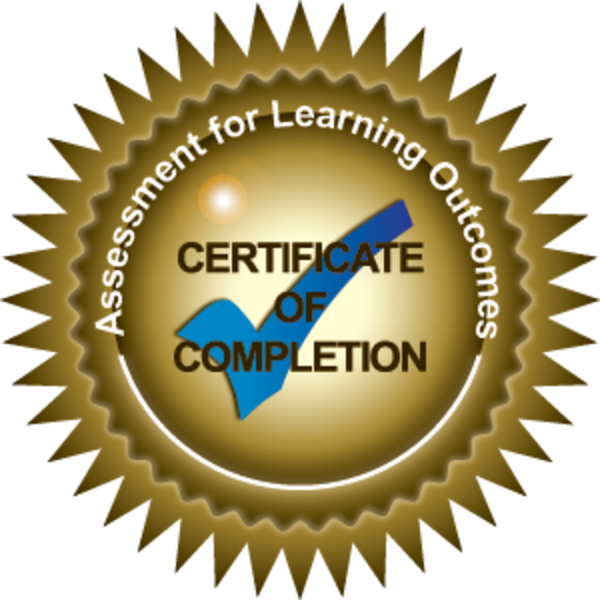 Assessment of Learning Outcomes Certificate - Credly
