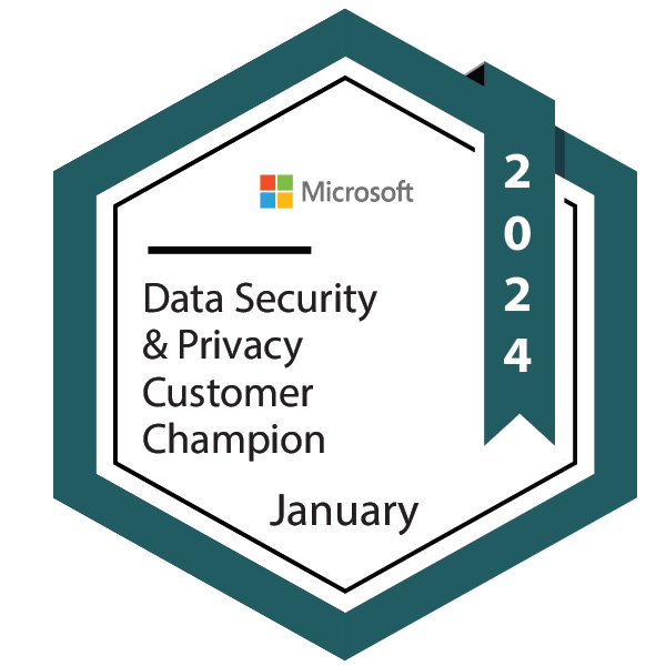 Data Security & Privacy Customer Champion | January 2024 - Credly