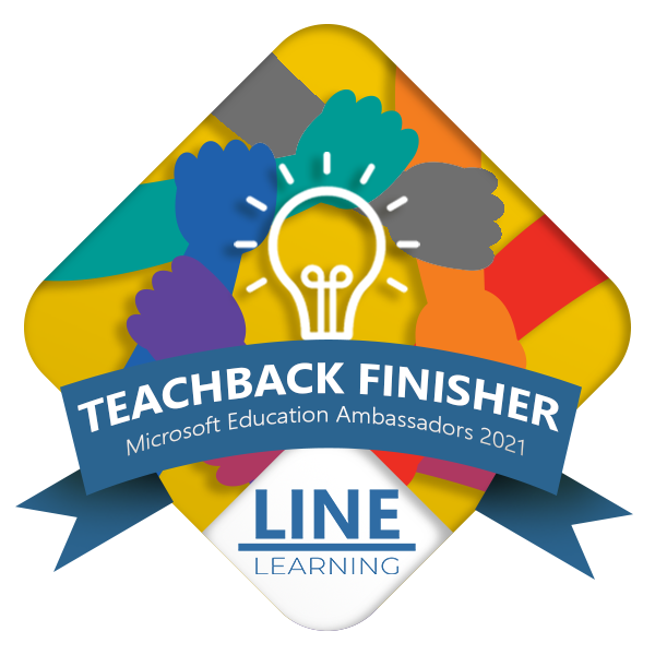Teachback Finisher (Microsoft Education Ambassador 2021) - Credly