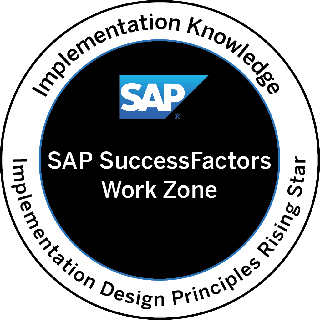Implementation Knowledge - SAP SuccessFactors Work Zone - Credly