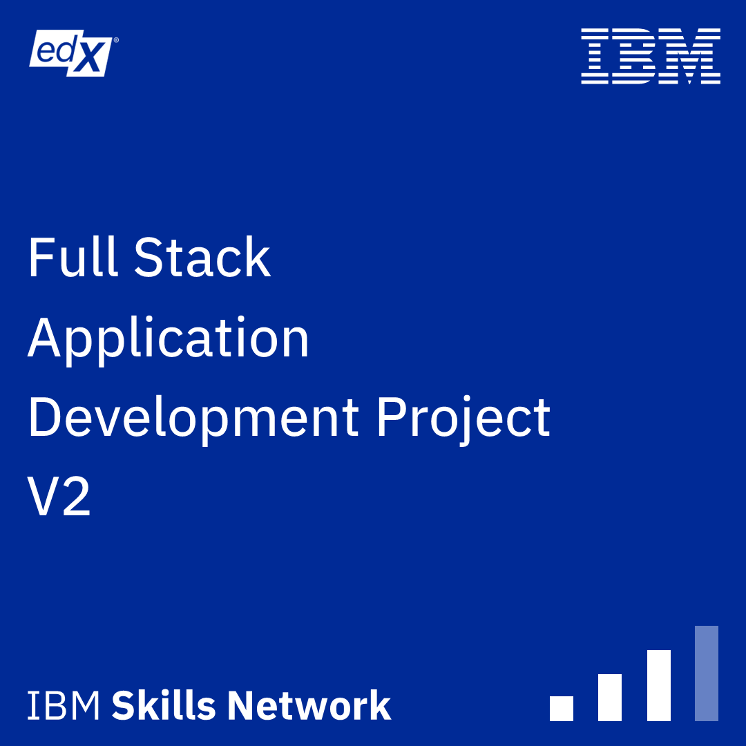 Full Stack Application Development Project V2 - Credly