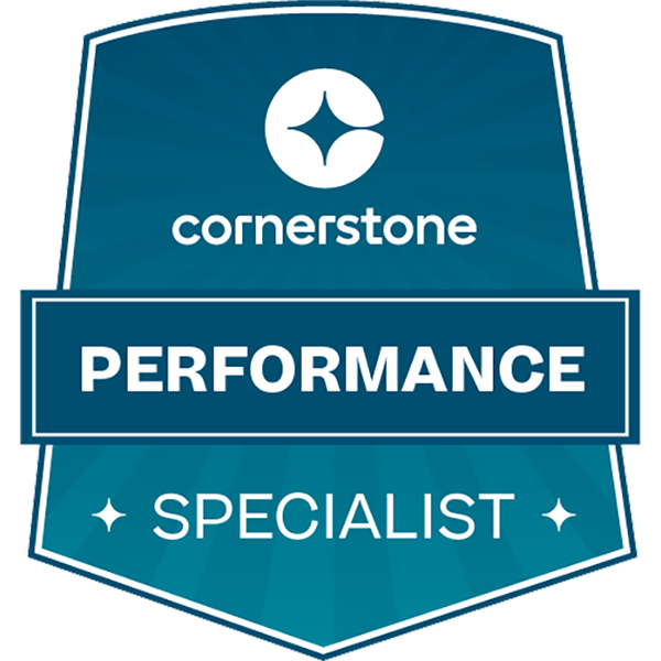 Cornerstone Performance Specialist - Credly