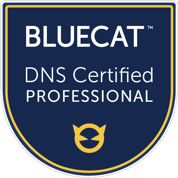BlueCat DNS Certified Professional - Credly