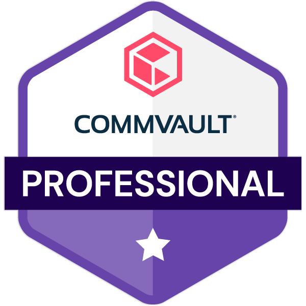 Commvault Certified Professional - Credly