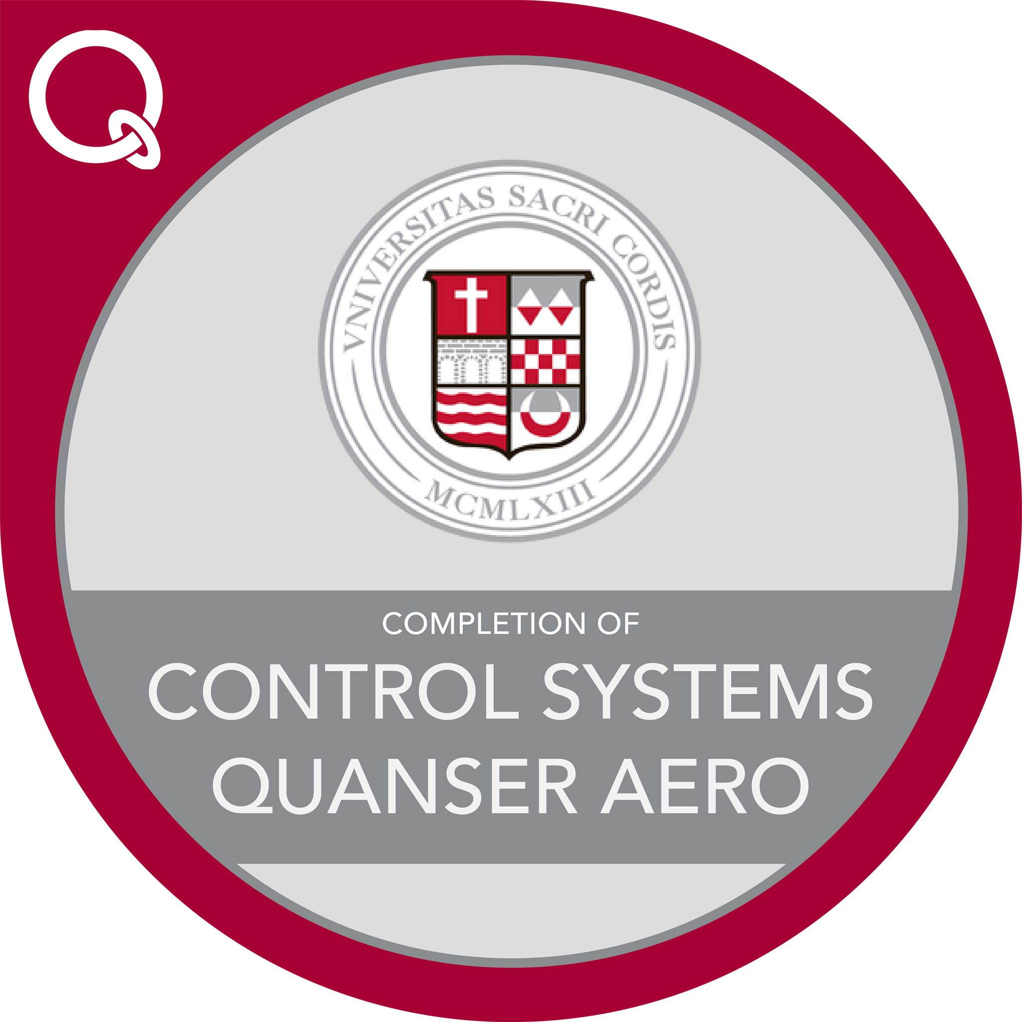 Control Systems: Quanser AERO - Credly