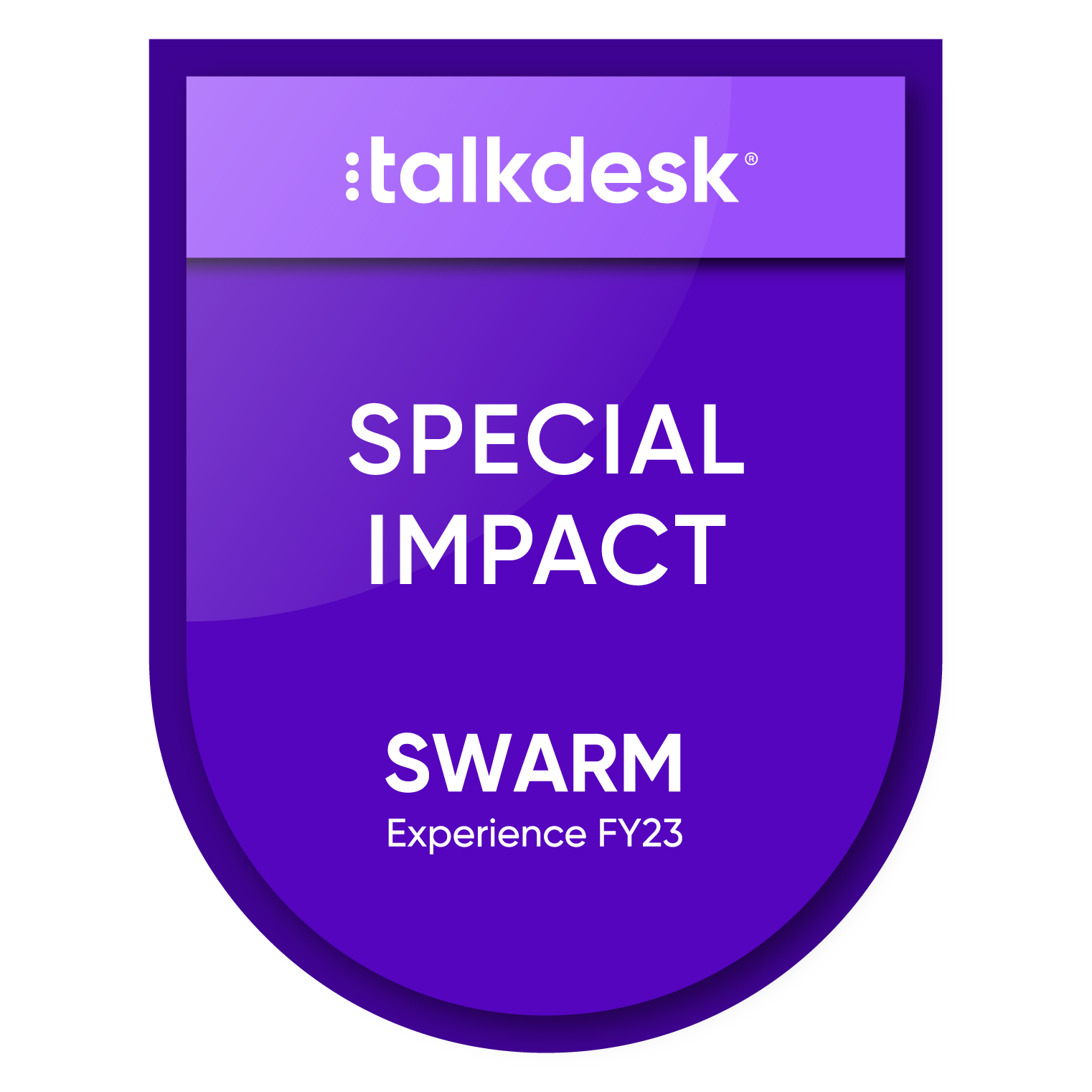 Talkdesk SWARM FY23 - Special Impact - Credly