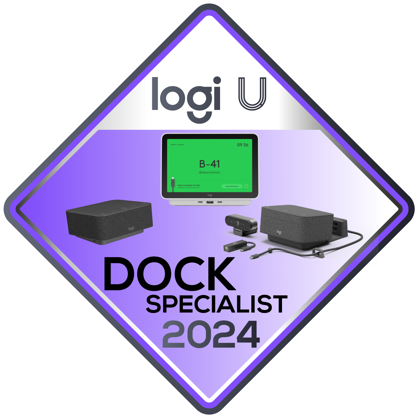 Logitech Docking Station Specialist 2024 - Credly