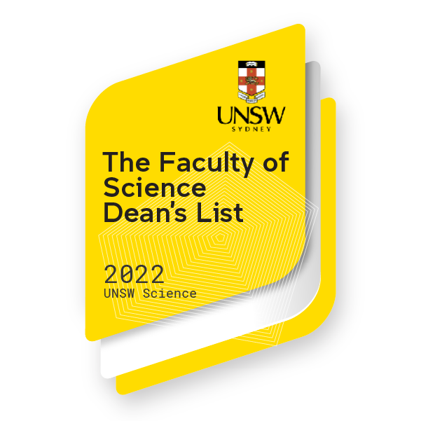 2022 Faculty of Science Dean's List - Credly