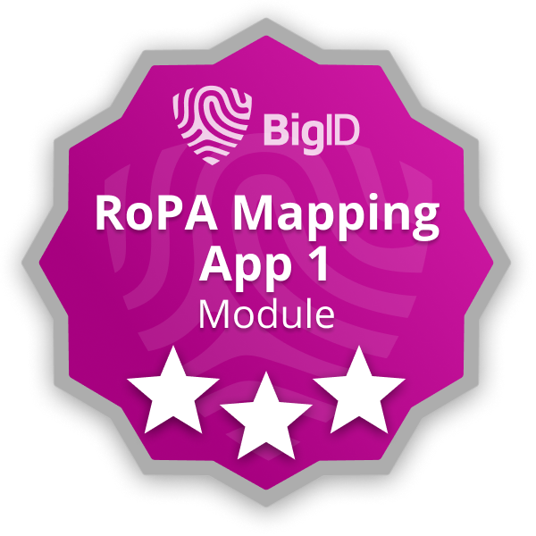 RoPA Mapping App 1 Module - Credly