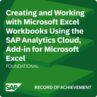 Creating and Working with Microsoft Excel Workbooks Using the SAP ...