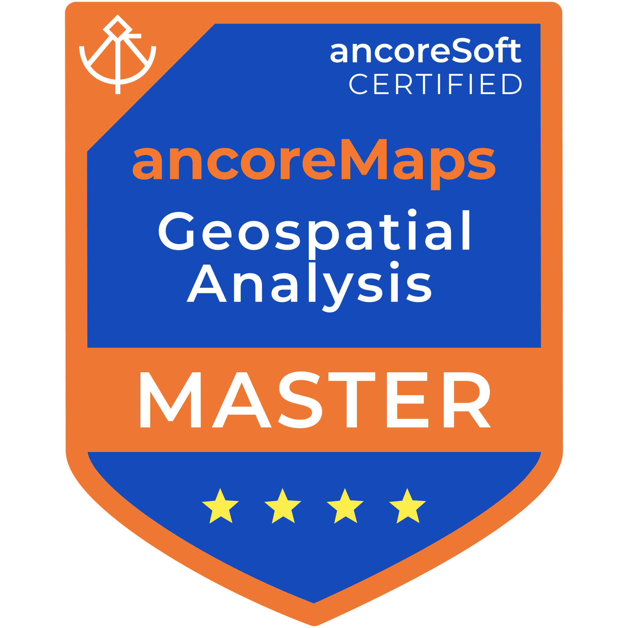 ancoreMaps Geospatial Analysis | MASTER - Credly