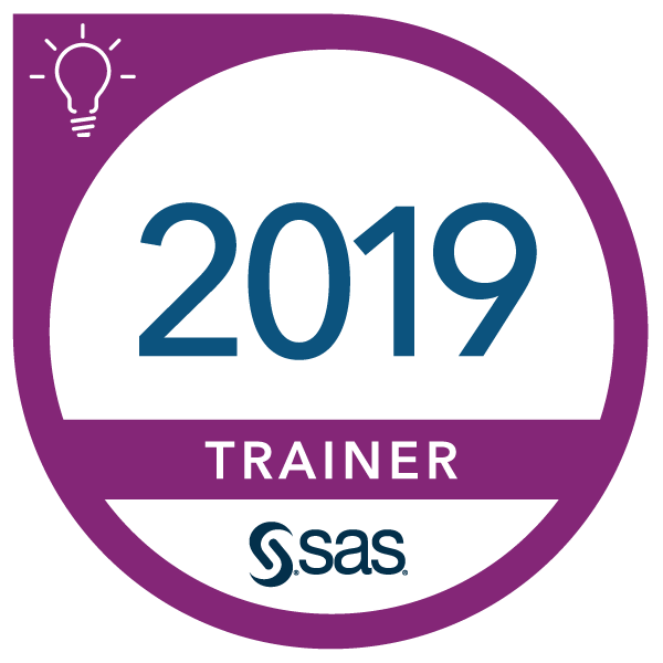 SAS Trainer 2019 - Credly