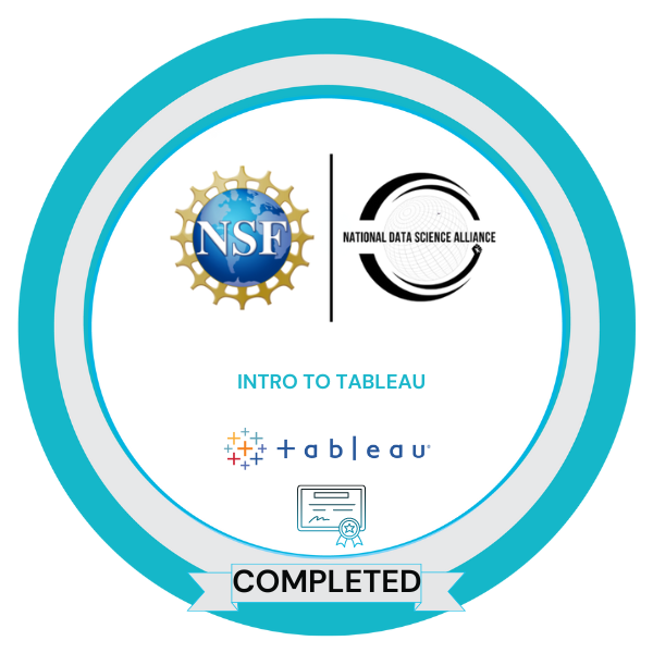 Introduction to Tableau - Credly