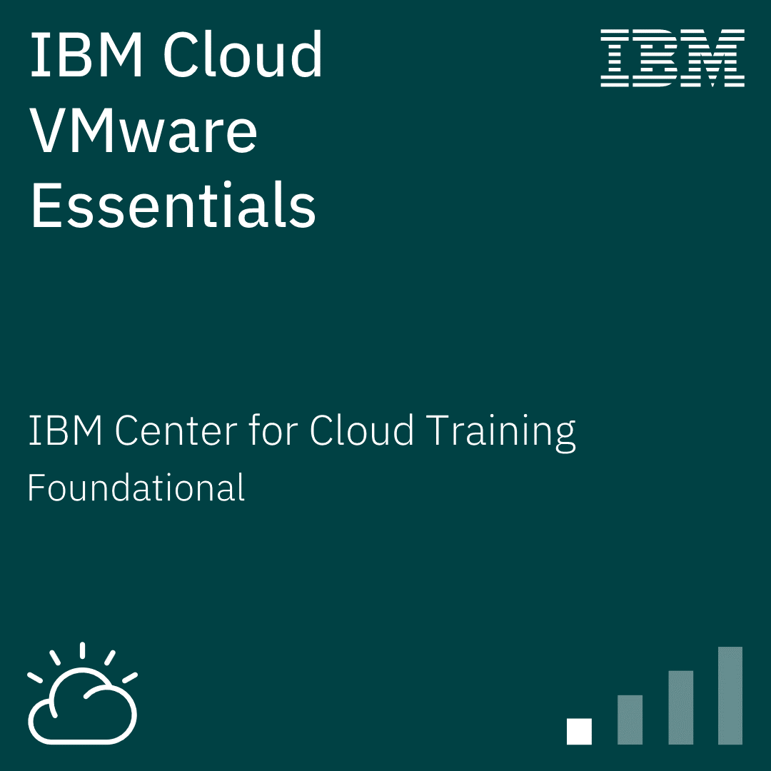 IBM Cloud VMware Essentials - Credly