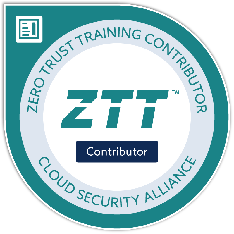Zero Trust Training (ZTT) Contributor - Credly