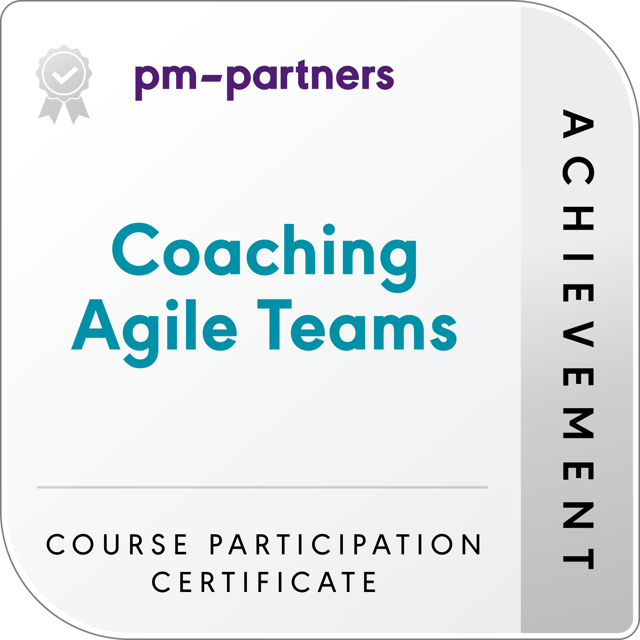 Coaching Agile Teams - Credly