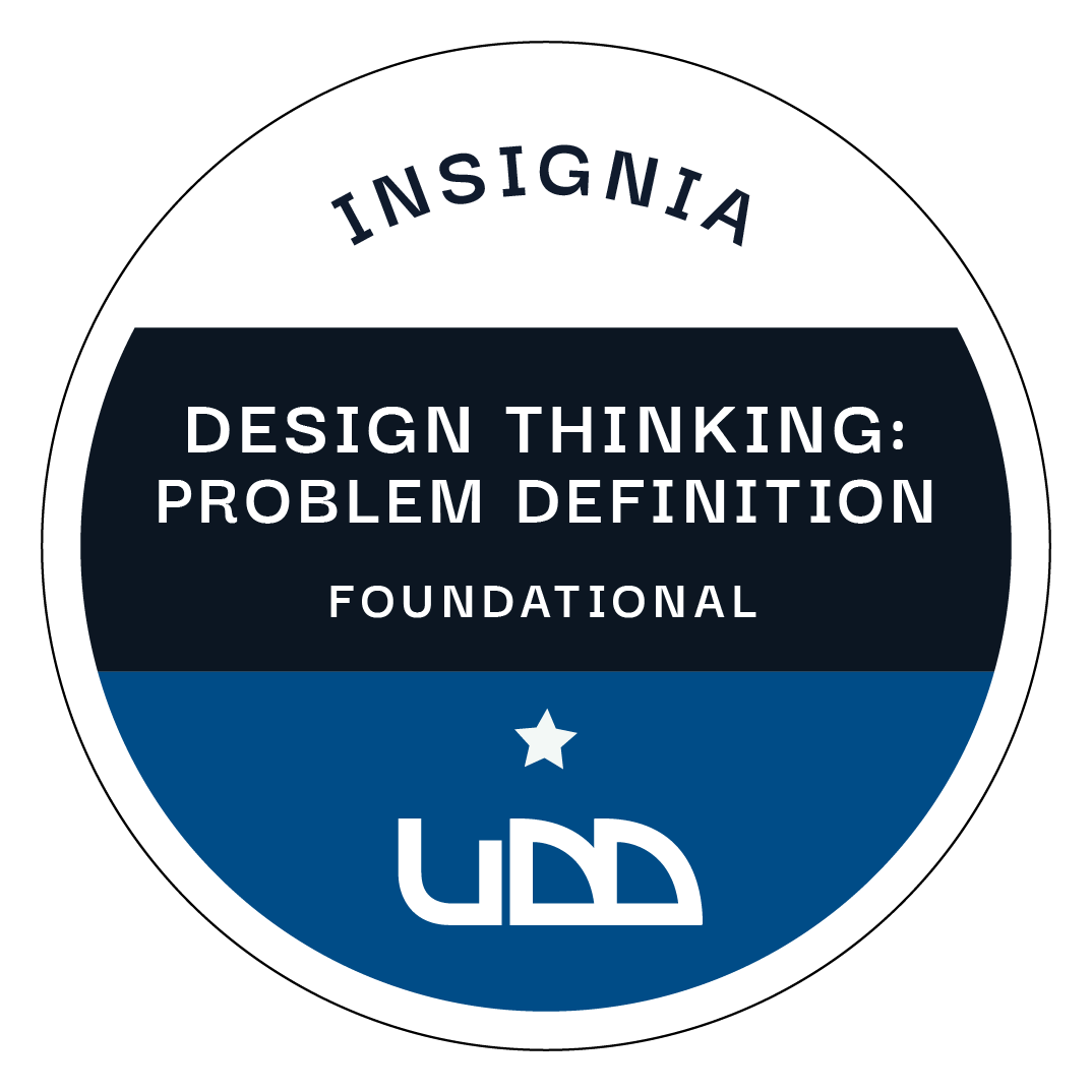 Design Thinking: Problem Definition - Credly
