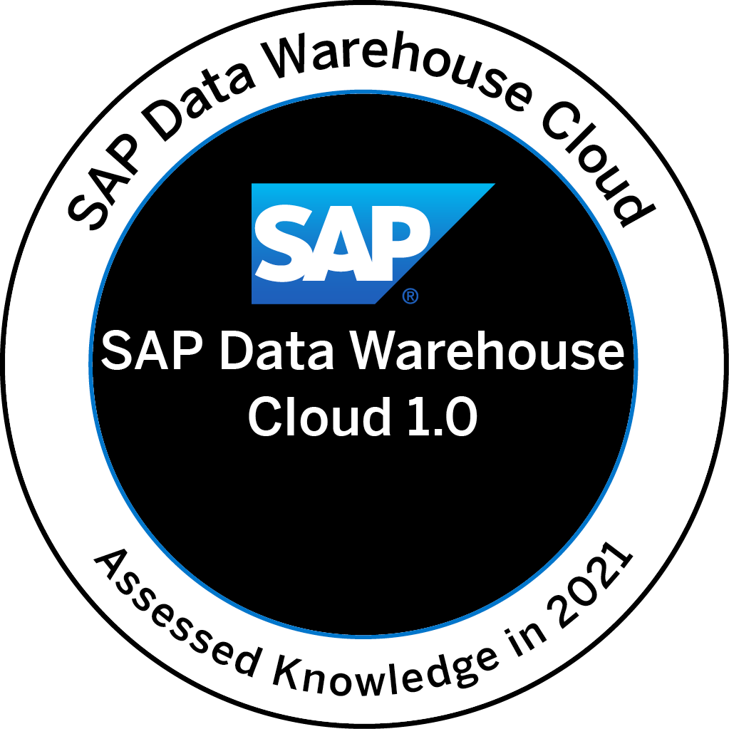 SAP Data Warehouse Cloud Knowledge 2021 - Credly