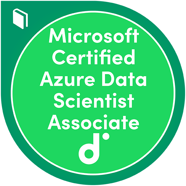 Kursteilnahme: Microsoft Certified: Azure Data Scientist Associate - Credly