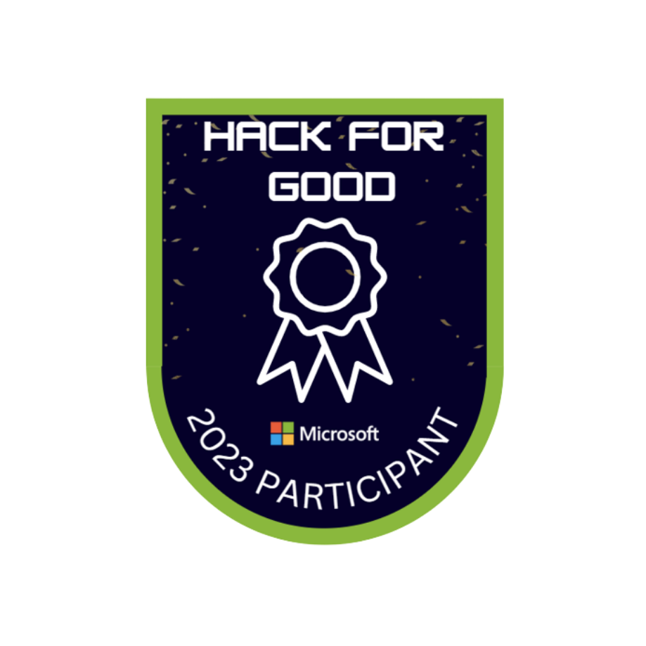Hack For Good Participant Badge - Credly