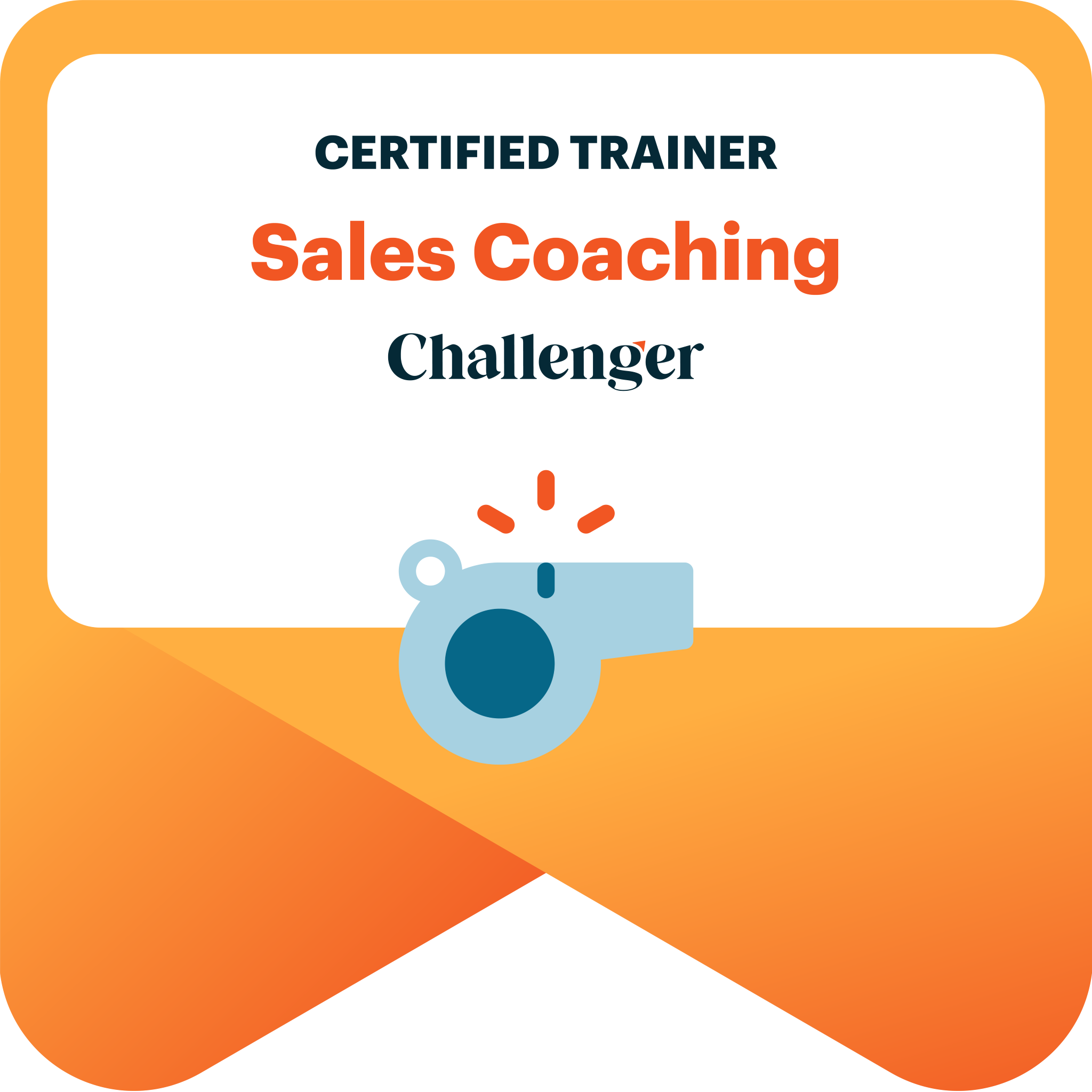 Challenger Certified Trainer – Sales Coaching - Credly