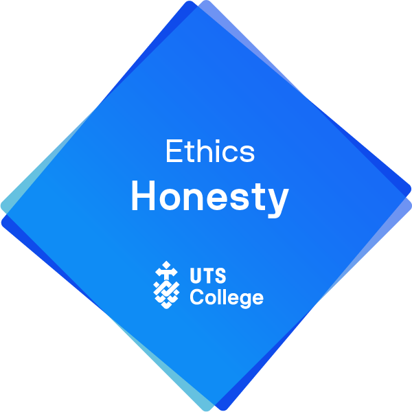 Exemplifying our Ethics - Honesty - Credly