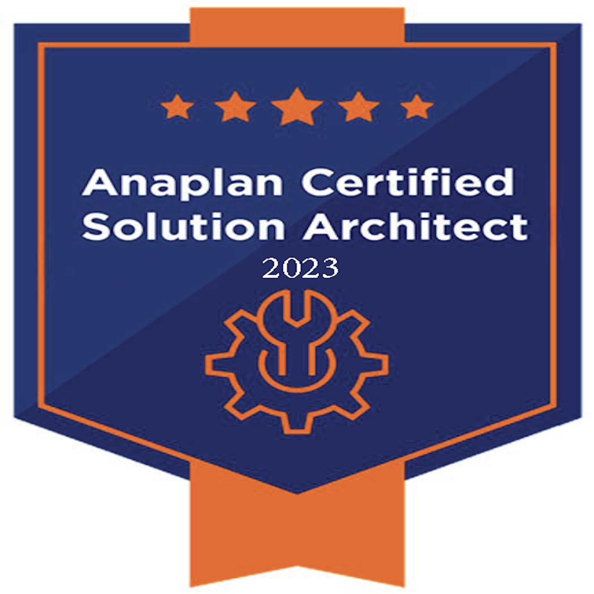 Anaplan Certified Solution Architect Badge 2023 - Credly