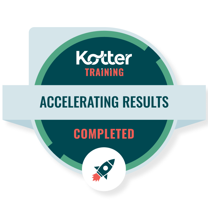 Accelerating Results Course Completion - Credly