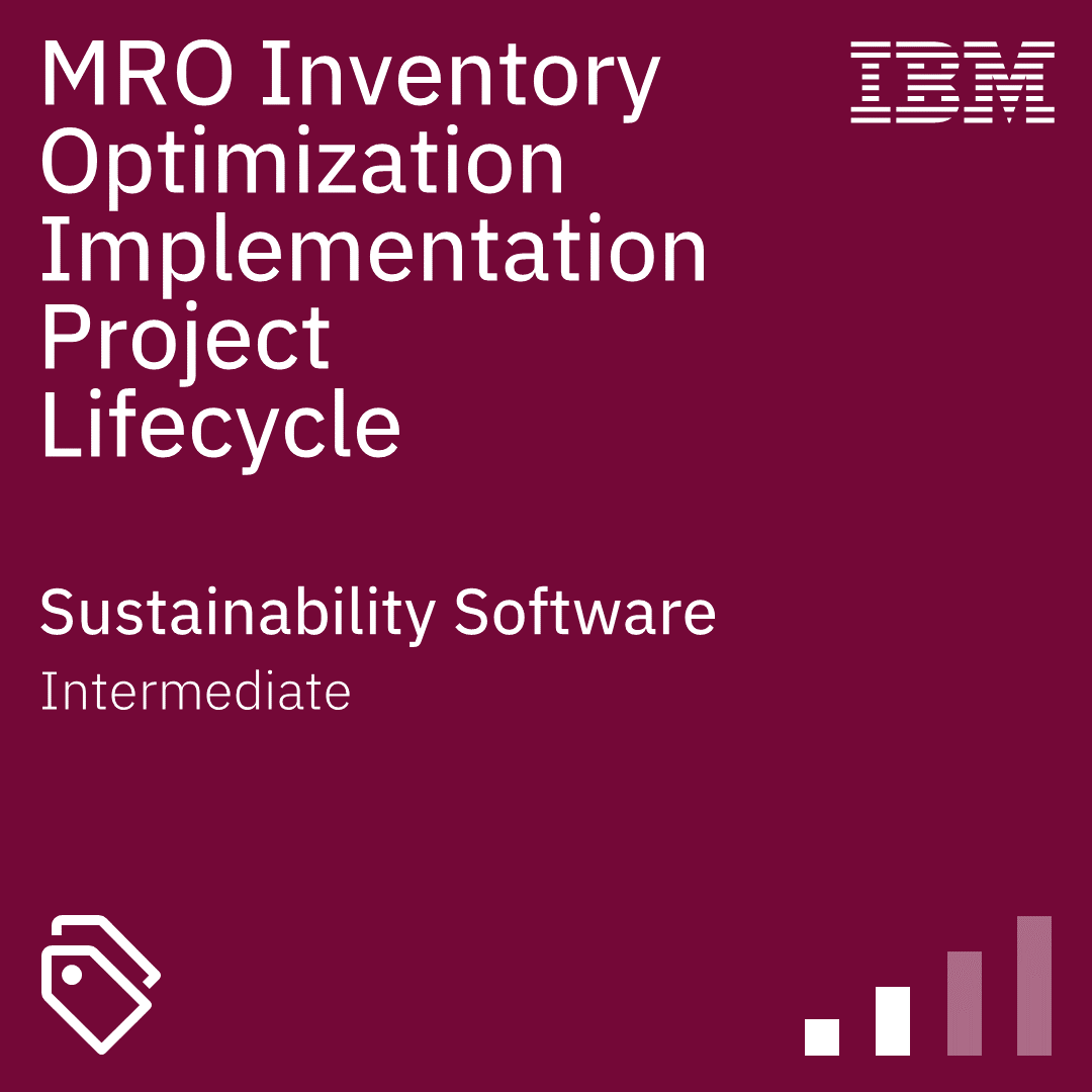 MRO Inventory Optimization Implementation Project Lifecycle - Credly