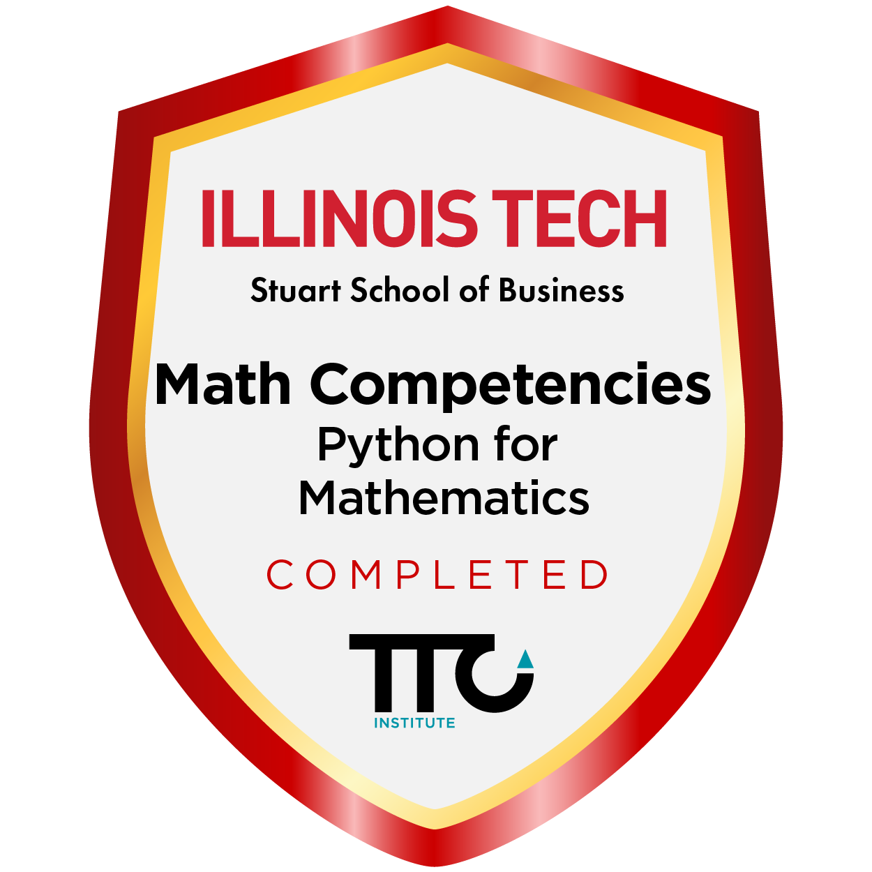 IIT/TTC Math Competencies: Python for Mathematics - Credly