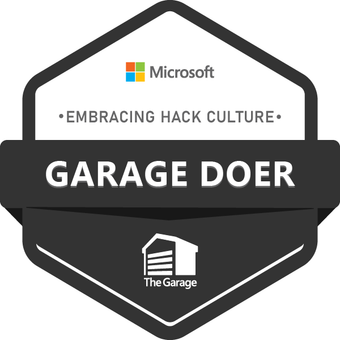 Microsoft Garage Doer - Credly
