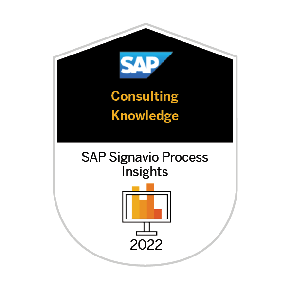 Consulting Knowledge 2022 - SAP Signavio Process Insights - Credly