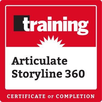 Articulate Storyline 360 Certificate Program - Credly