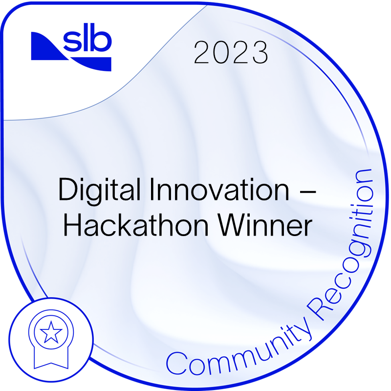 Digital Innovation - Hackathon Winner 2023 - Credly